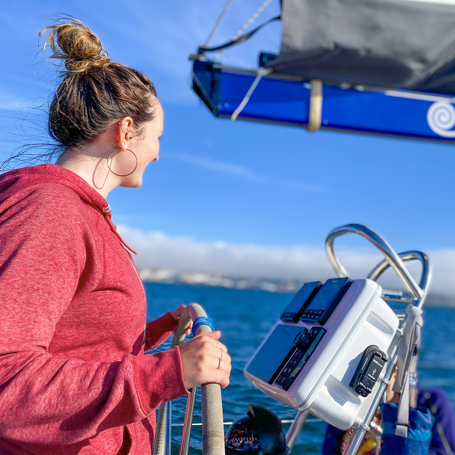 SPH-9-W Helm Scanpods Mount for Sail Boat