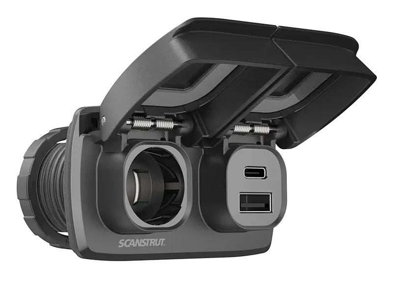 SC-MULTI-F2 USB-A / USB-C & 12V Power Socket