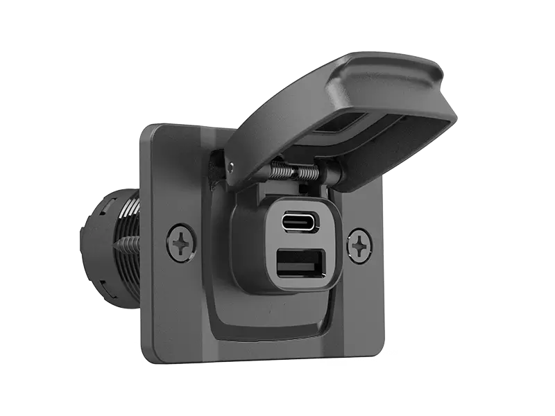 SC-USB-F1 Dual USB Type-A & Type-C Charger
