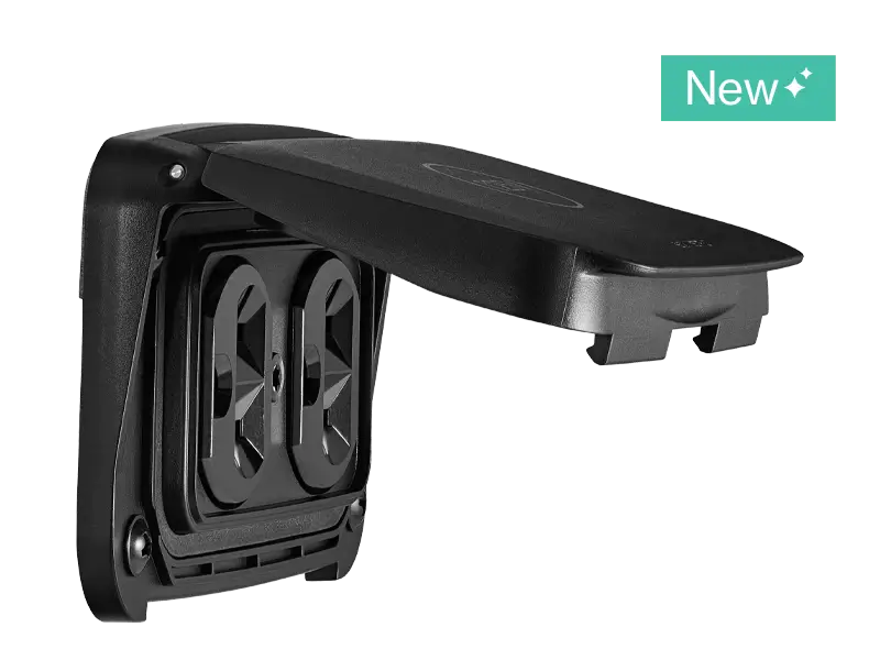 125V Outdoor Power Outlet – Dual 20A AC for Boats